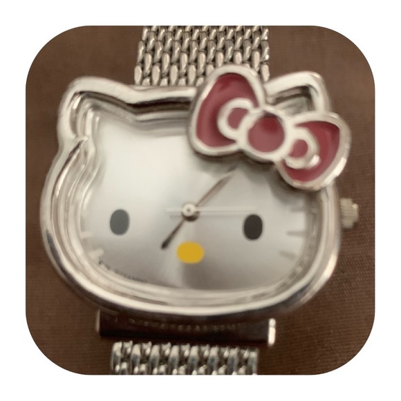 Sanrio | Accessories | Hello Kitty By Sanrio Women Silver Tone Watch ...